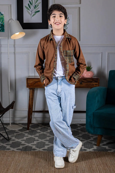 Heritage Rust Shacket – ARSYA